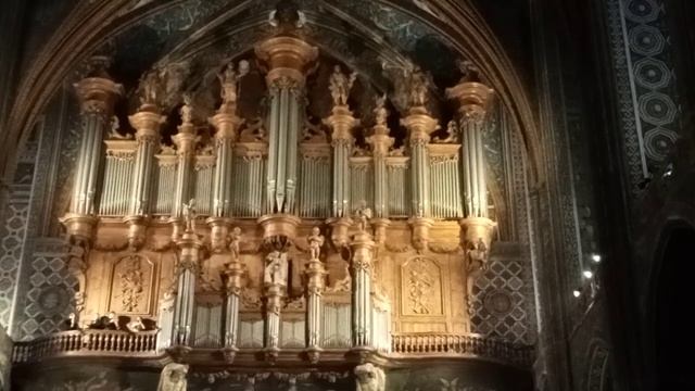 Концерт в соборе Святой Цецилии в Альби, департамент Тарн, Франция