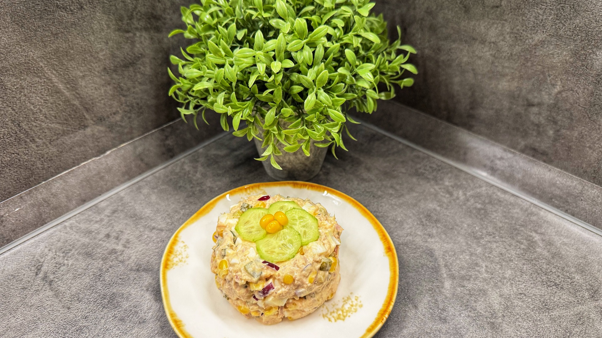 Белковый салат с тунцом😋