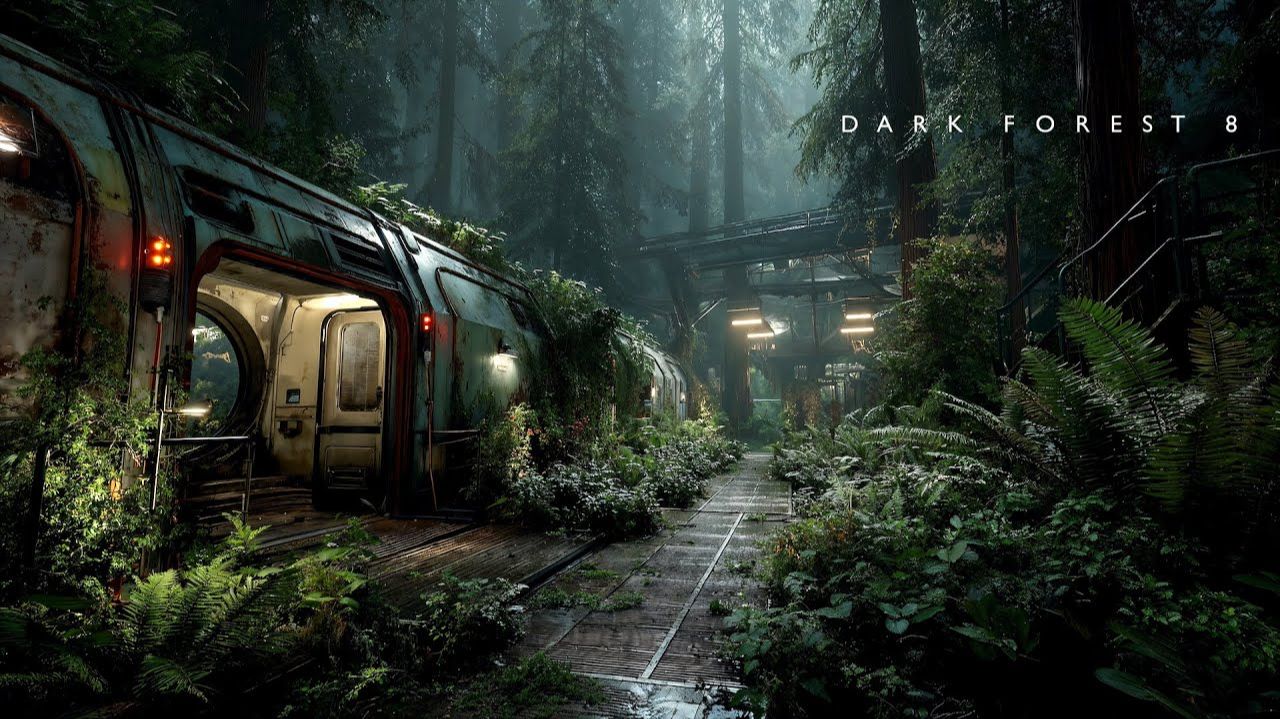 Dark Forest 8 Abandoned Outpost K-17  Sci-Fi Mystery Ambience 4K