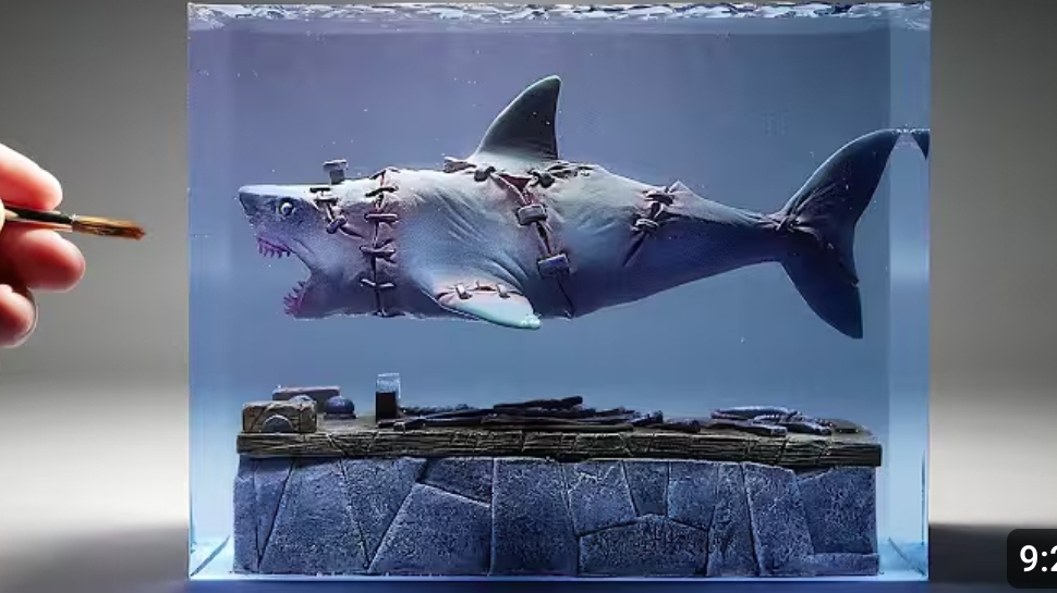 Акула Франкенштейна. Диорама своими руками.