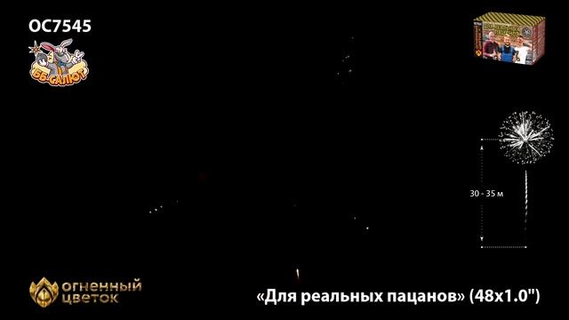 Фейерверк ОС7545 Для реальных пацанов (1" х 48)