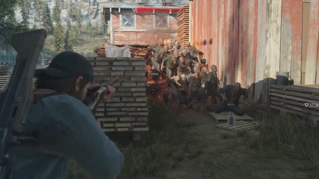 Days Gone  Орда у старой лесопилки (Выживание 2)