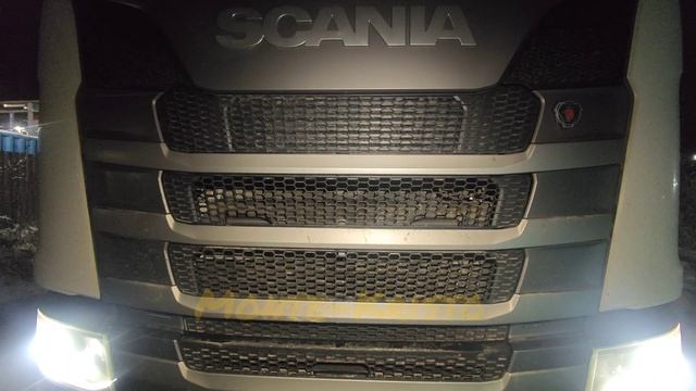 Нежный звук мотора Scania