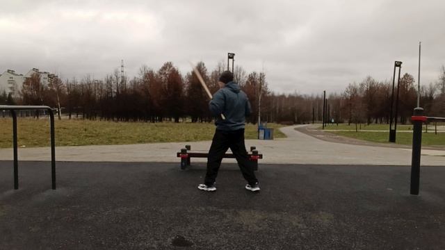 Упражнения с ротанговым шестом 160 см (8)