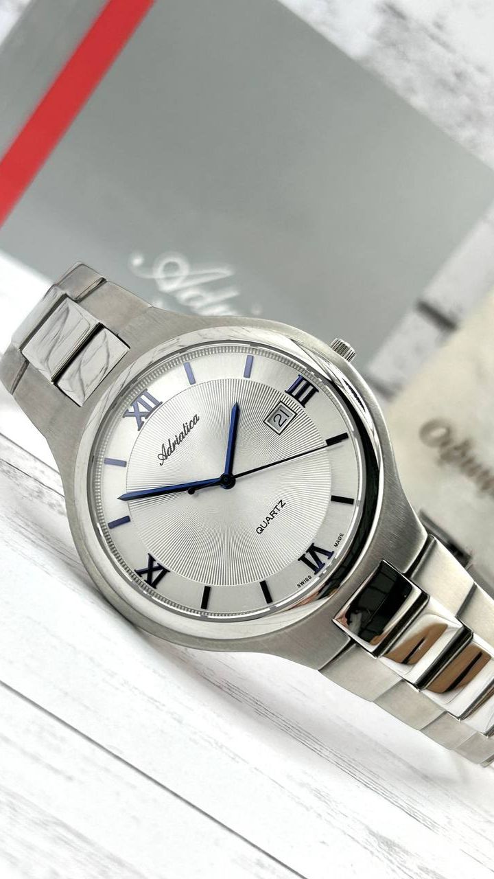 Мужские наручные швейцарские часы Adriatica A1114.51B3Q