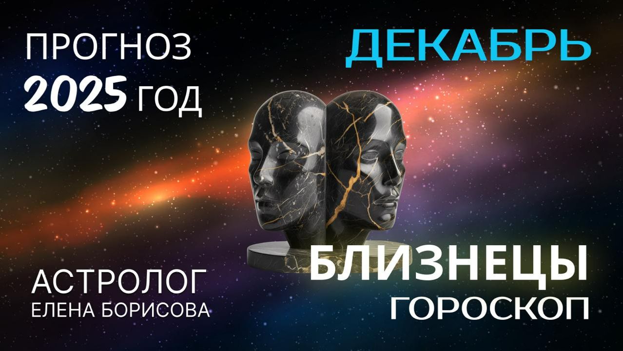 Близнецы  Прогноз на ДЕКАБРЬ 2025