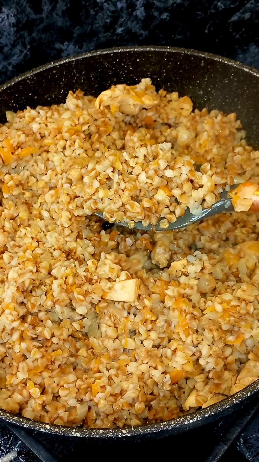 Гречка по-купечески с курицей