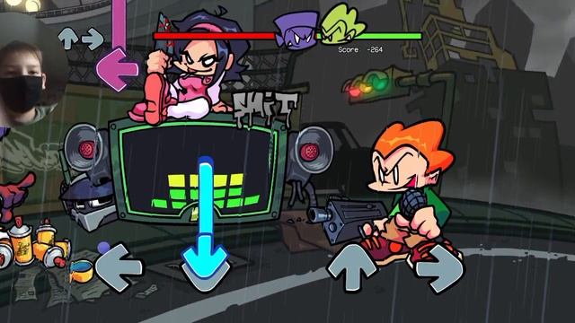 ,Играю в Friday night funkin очень сложно не могу пройти