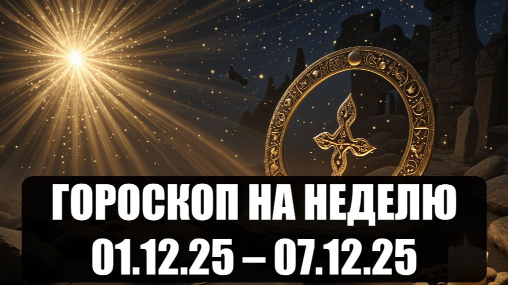 Гороскоп на неделю с 01 по 07 декабря 2025