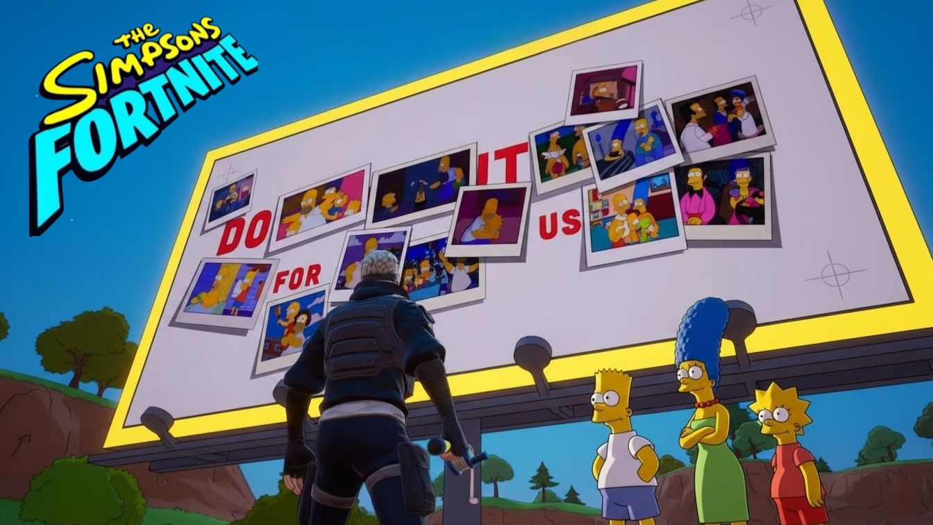 Прошли четвертую неделю всех миссий в The Simpsons Fortnite