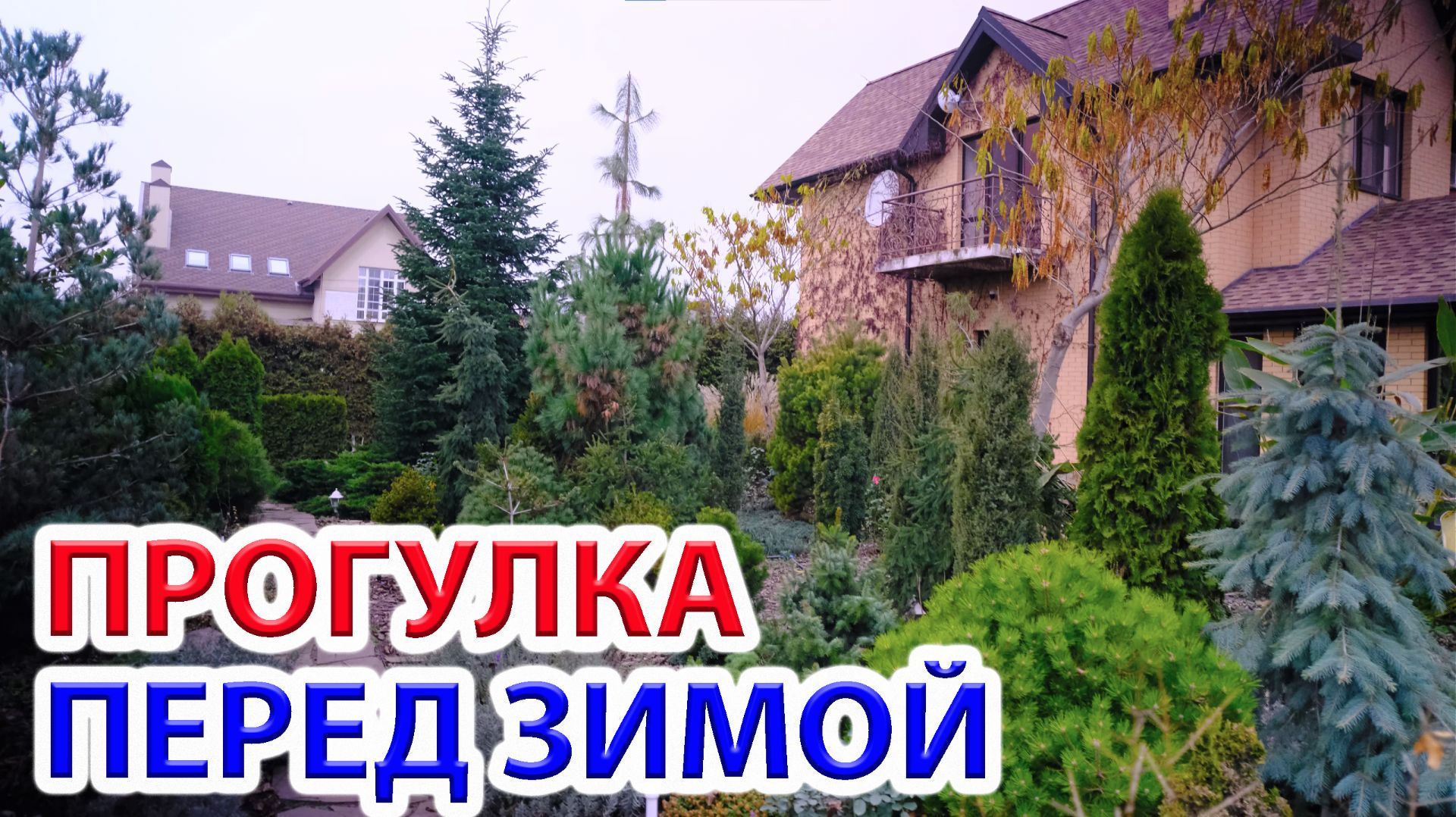 Прогулка по саду перед зимой