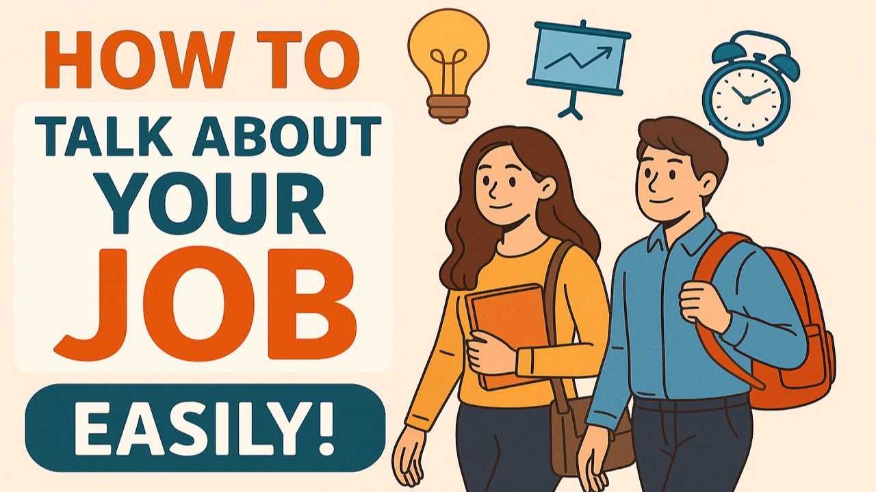 How to Talk About Your Job — Easily | Daily Work & Future Goals for Beginners