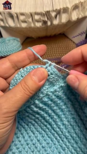 Как обвязать милые ушки для шапки простой способ столбиками без накида