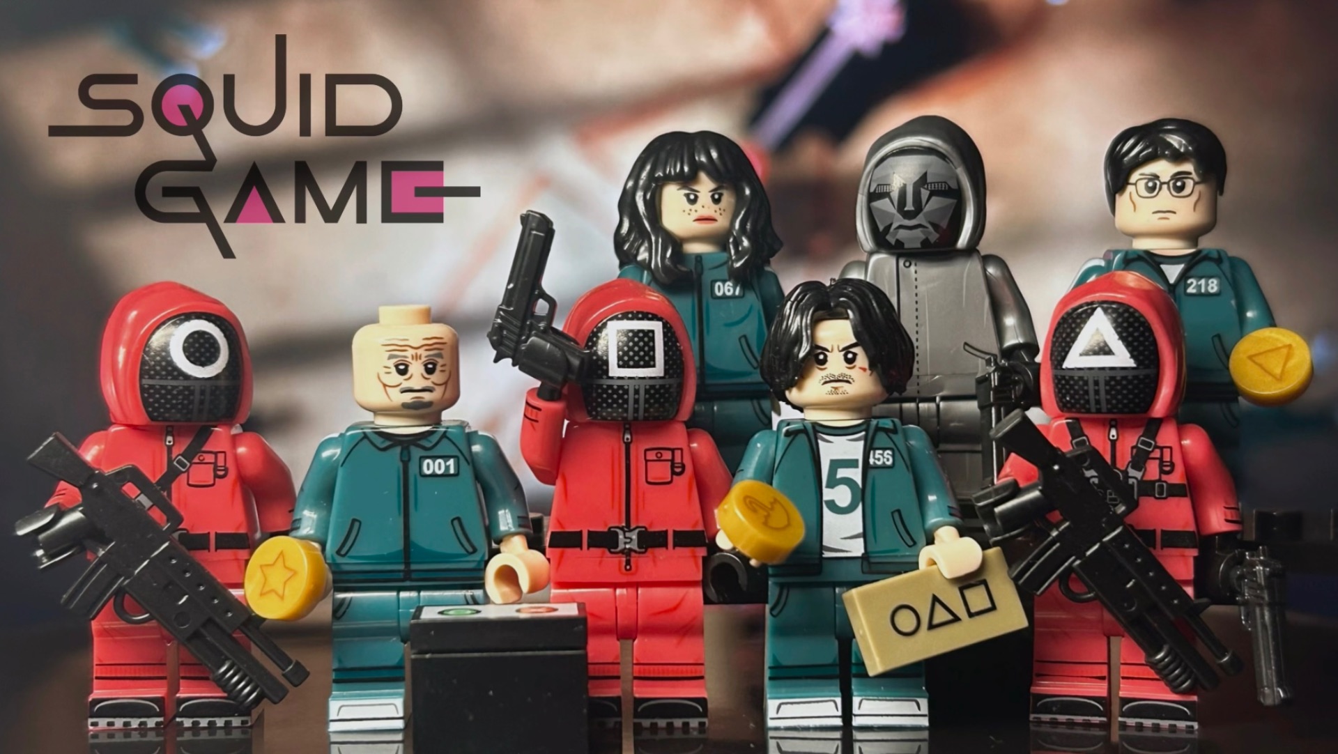 Lego « Squid Game» | LEGO-ФИГУРКИ «ИГРА В КАЛЬМАРА» (SERFIN)