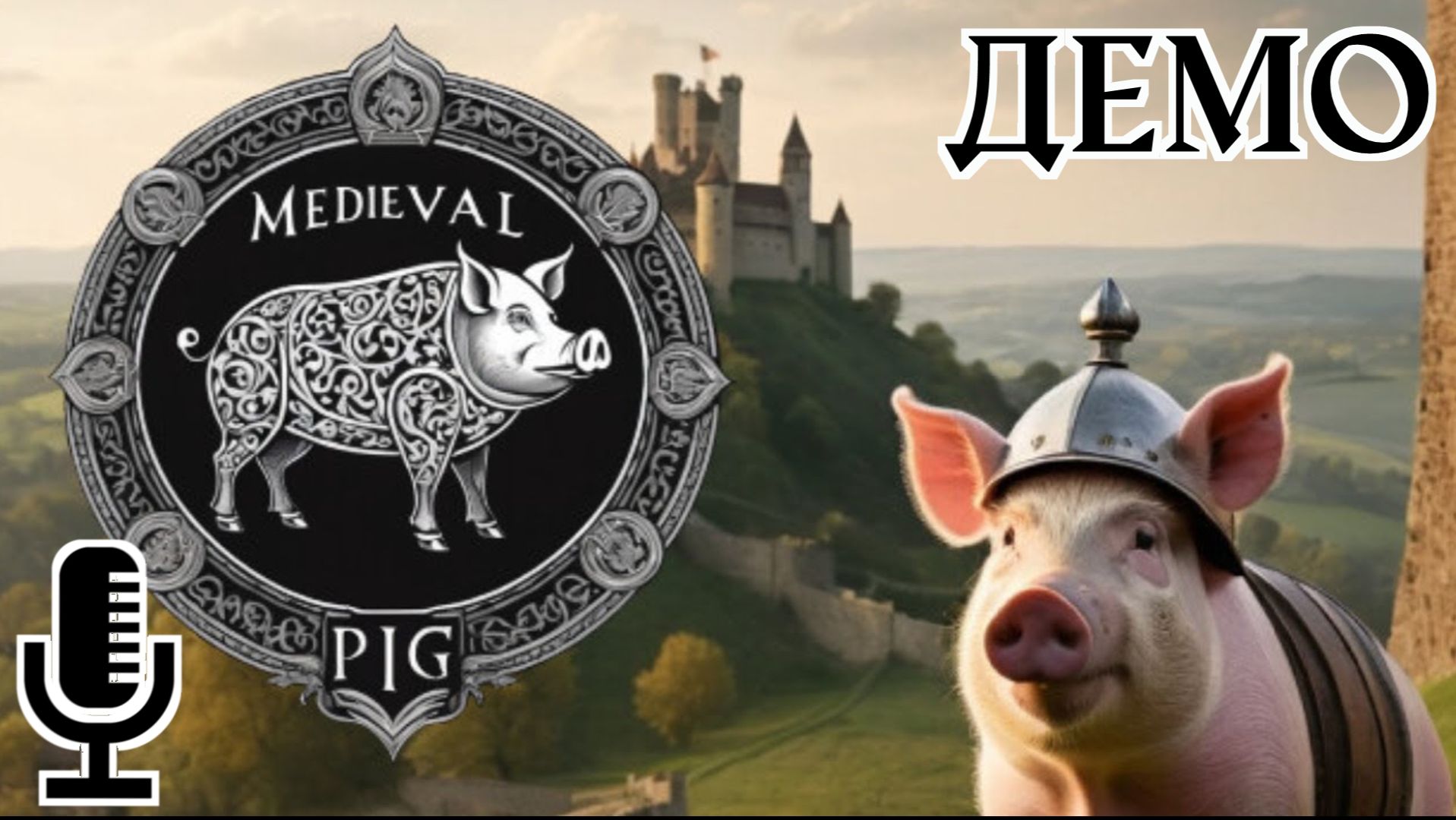 Medieval Pig▶Демо пародийной средневековой РПГ с элементами юмора