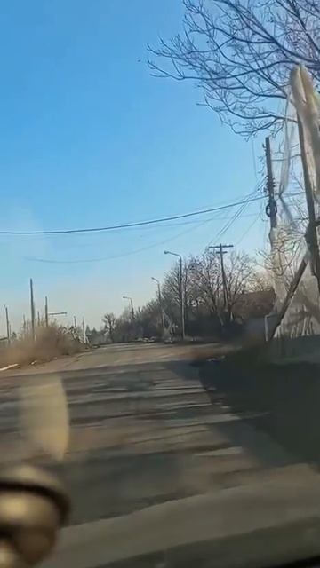 Константиновка, кадры со стороны противника.