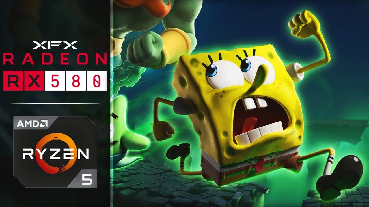 Губка Боб Квадратные Штаны: Гиганты глубин - RX 580 8GB - R5 1600 AF - 1080p