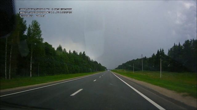 Гроза на трассе М8