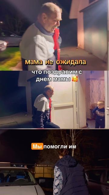 Подарок маме, неожиданный сюрприз, встретили с дороги. Жизнь на хуторе, дом в деревне, семья на юге