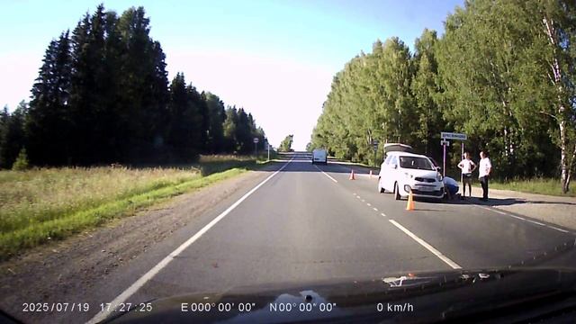 ДТП перед Дресвяново.