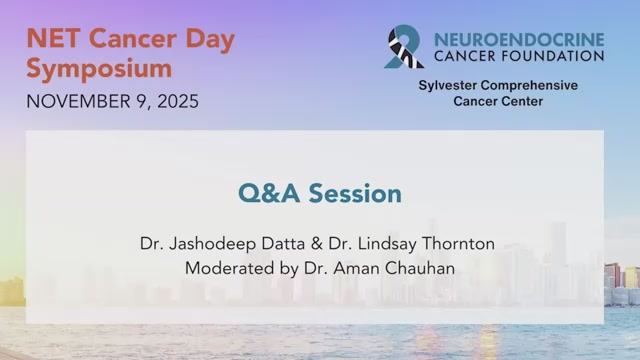 Q&A Session • Dr. Jashodeep Datta & Dr. Lindsay Thornton • Moderated by Dr. Aman Chauhan