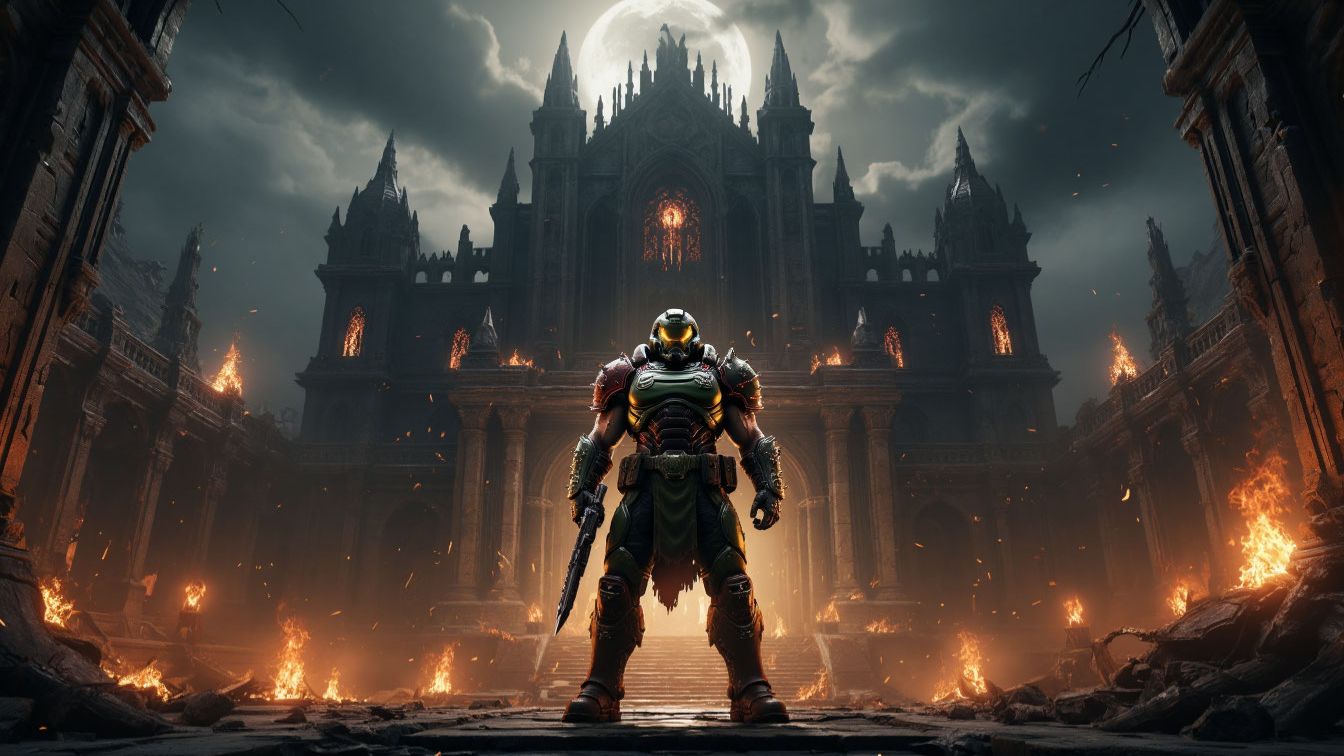 Прохождение Doom: The Dark Ages [4K] | Серия №3|  Казарма Стражей