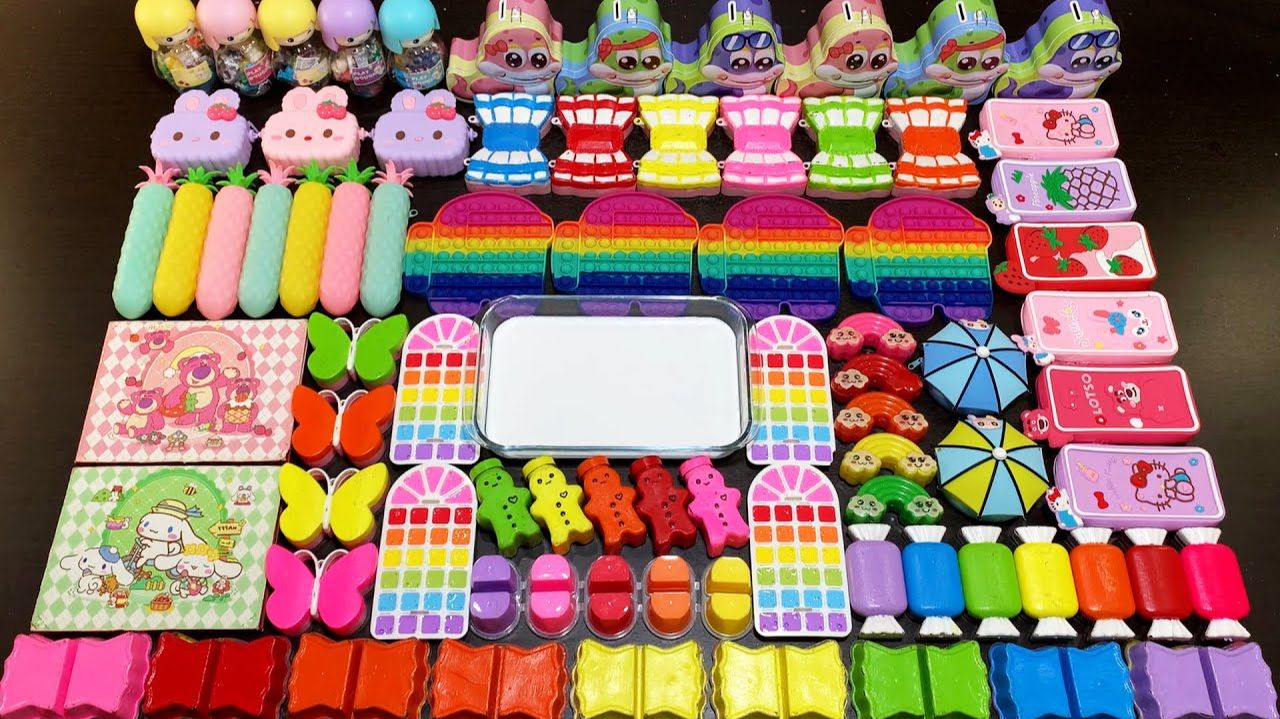 💖 Слайм АСМР 💖 Распаковка слаймов 💖 Микс крутых слаймов 💖