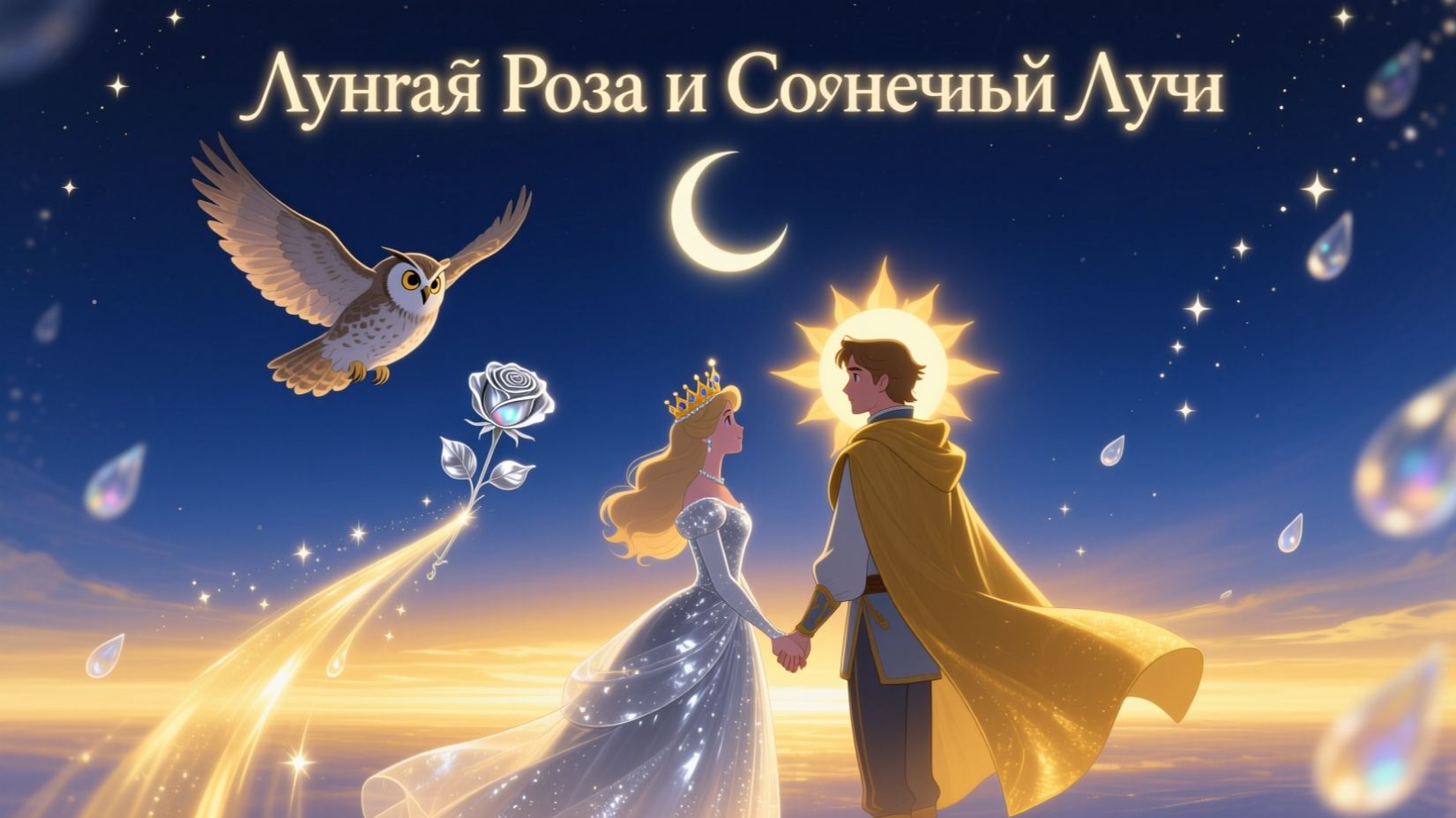 Лунная Роза и Солнечный Луч🌞Аудио сказка.