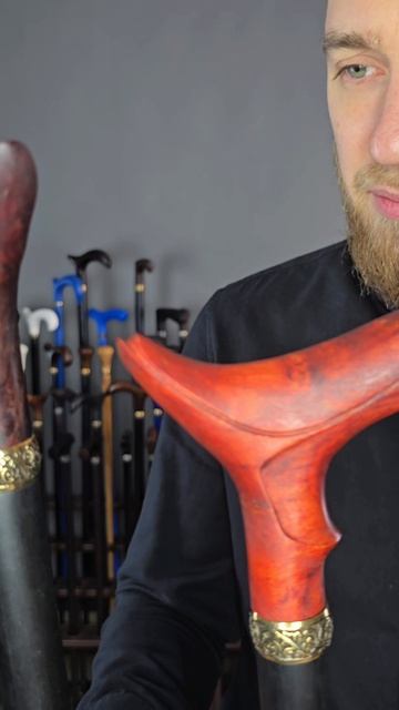 Трость «Ведьма»: Шедевр из стабилизированного дерева