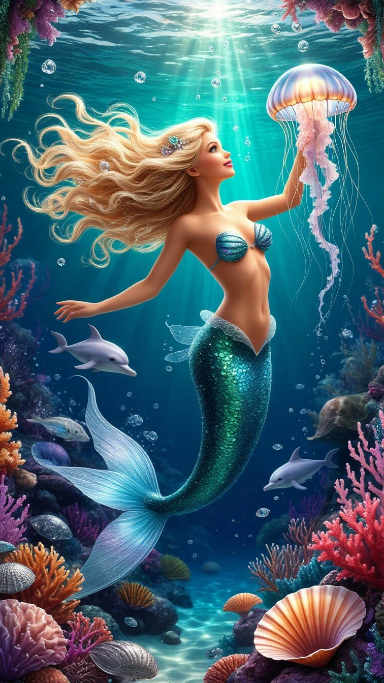 В МИРЕ МОРСКОМ. ПРОДОЛЖЕНИЕ РУСАЛОЧКА И МОРЕ.