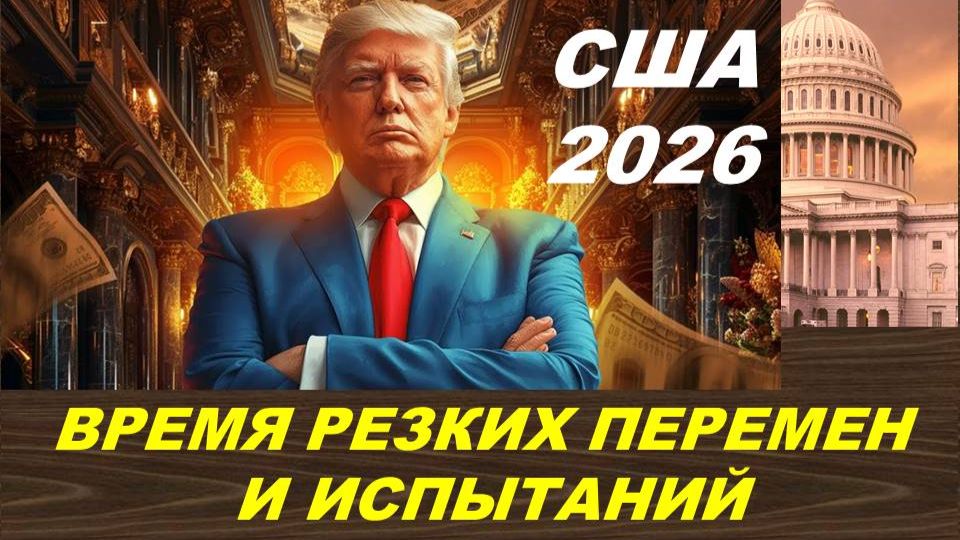 США 2026 ГОД. ВРЕМЯ РЕЗКИХ ПЕРЕМЕН И ТРАНСФОРМАЦИЙ. ТАРО-ПРОГНОЗ