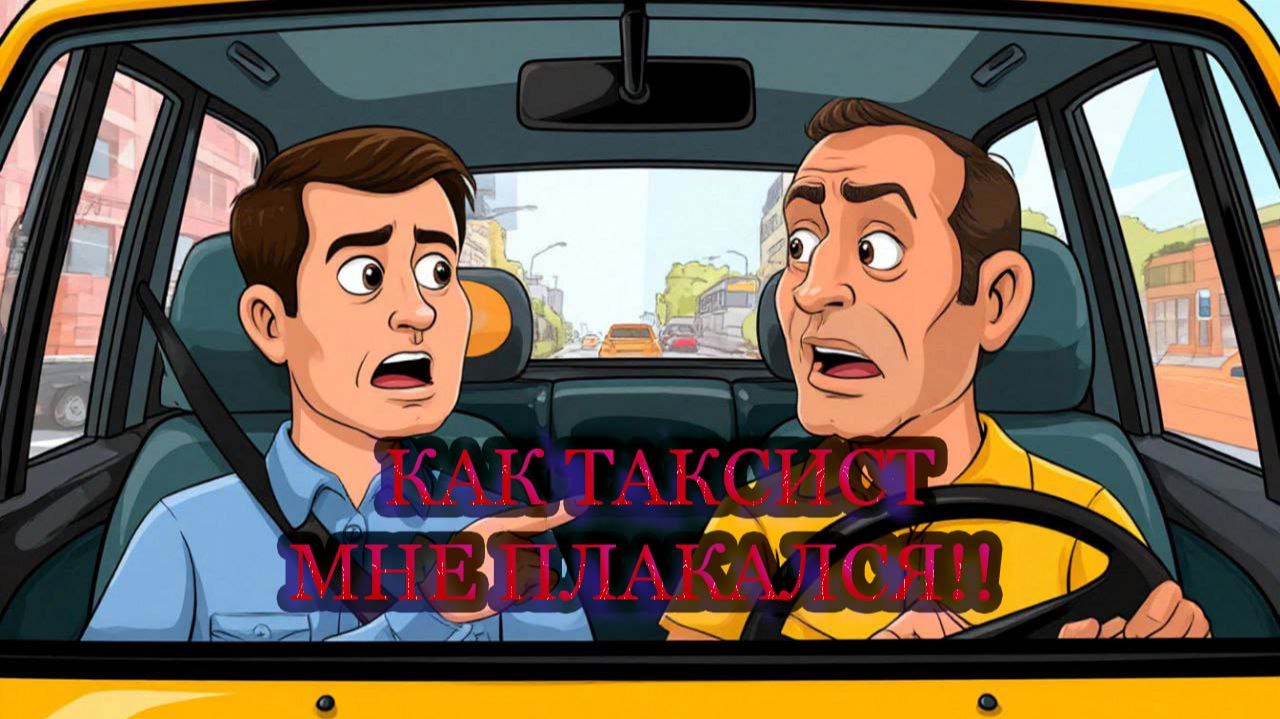 КАК МНЕ ПЛАКАЛСЯ ТАКСИСТ!!