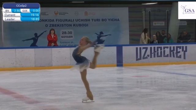 Алена Макагонова на Межклубном турнире в Ташкенте