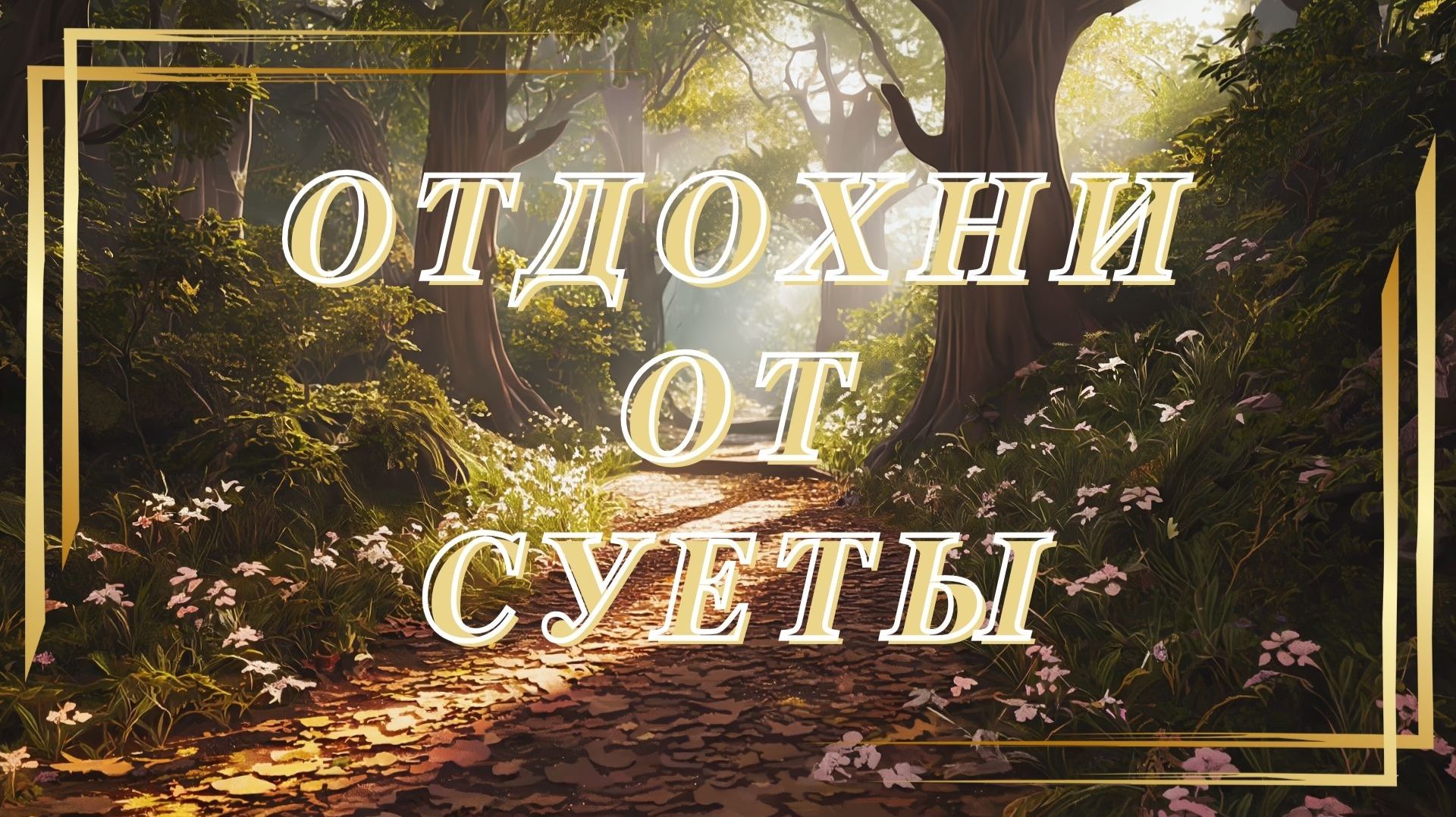 Музыка для тех, кто хочет уединиться и отдохнуть от суеты