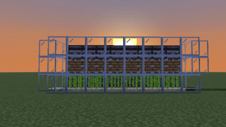 Minecraft: авто-ферма тросника