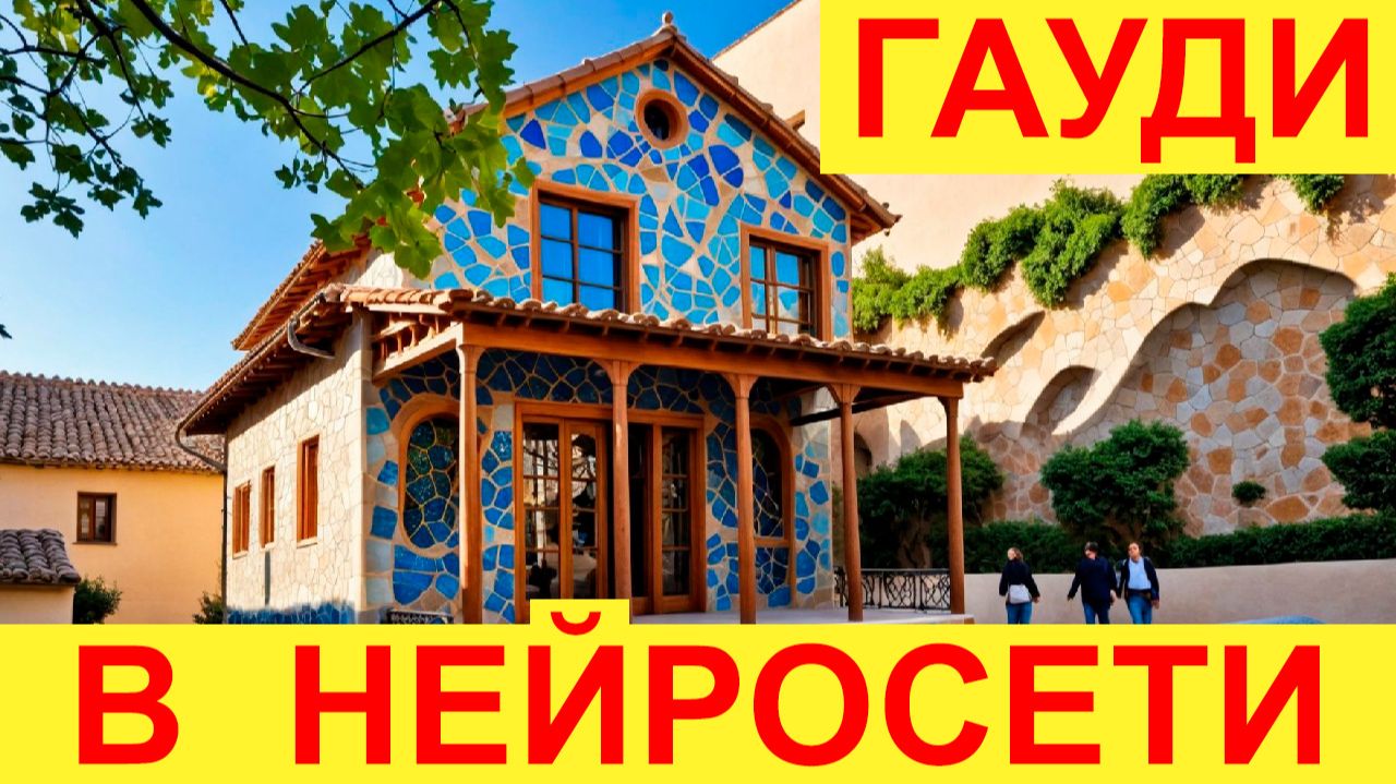 25 ВАРИАНТОВ ФАСАДА В СТИЛЕ ГАУДИ ЗА 30 МИНУТ С ПОМОЩЬЮ ИИ