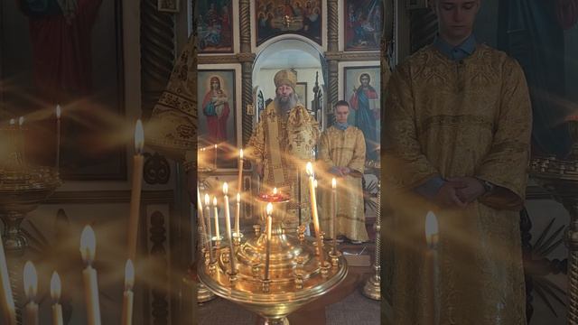 Проповедь владыки Гурия  в день памяти прп. Никона Радонежского в Архангельском храме