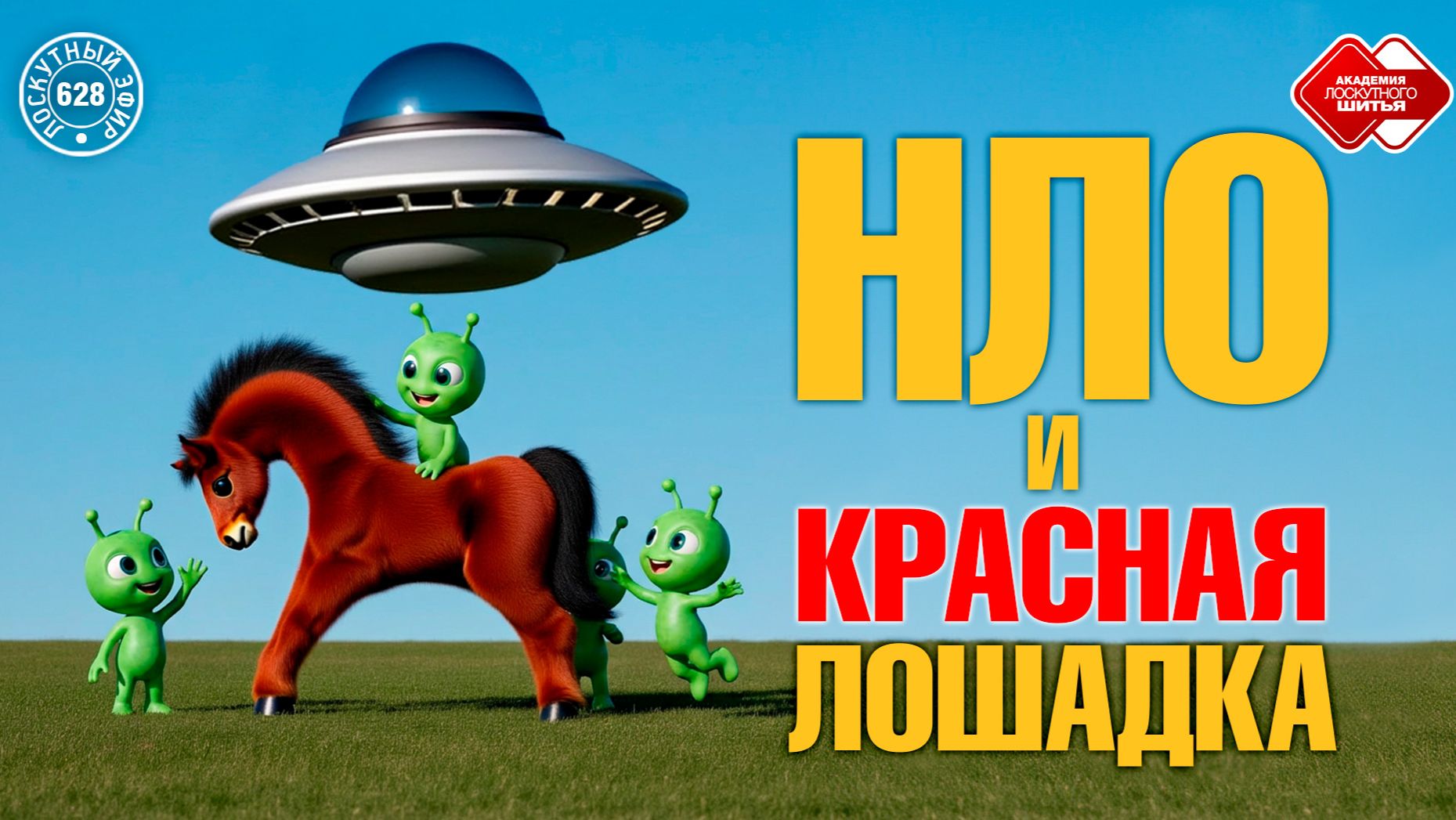 Лоскутный эфир 628. НЛО и красная лошадка