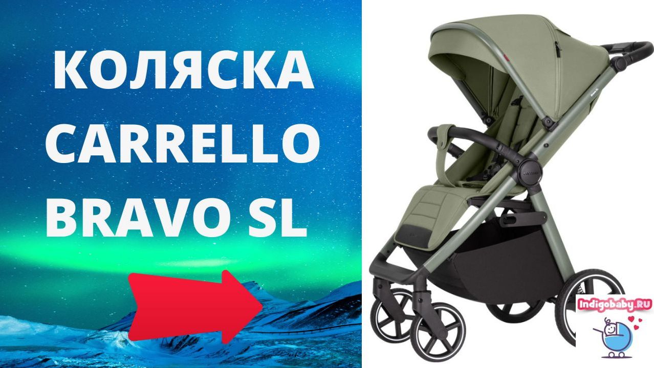 Прогулочная коляска CARRELLO BRAVO SL CRL-5520❤. Смотрите видеообзор первыми!
