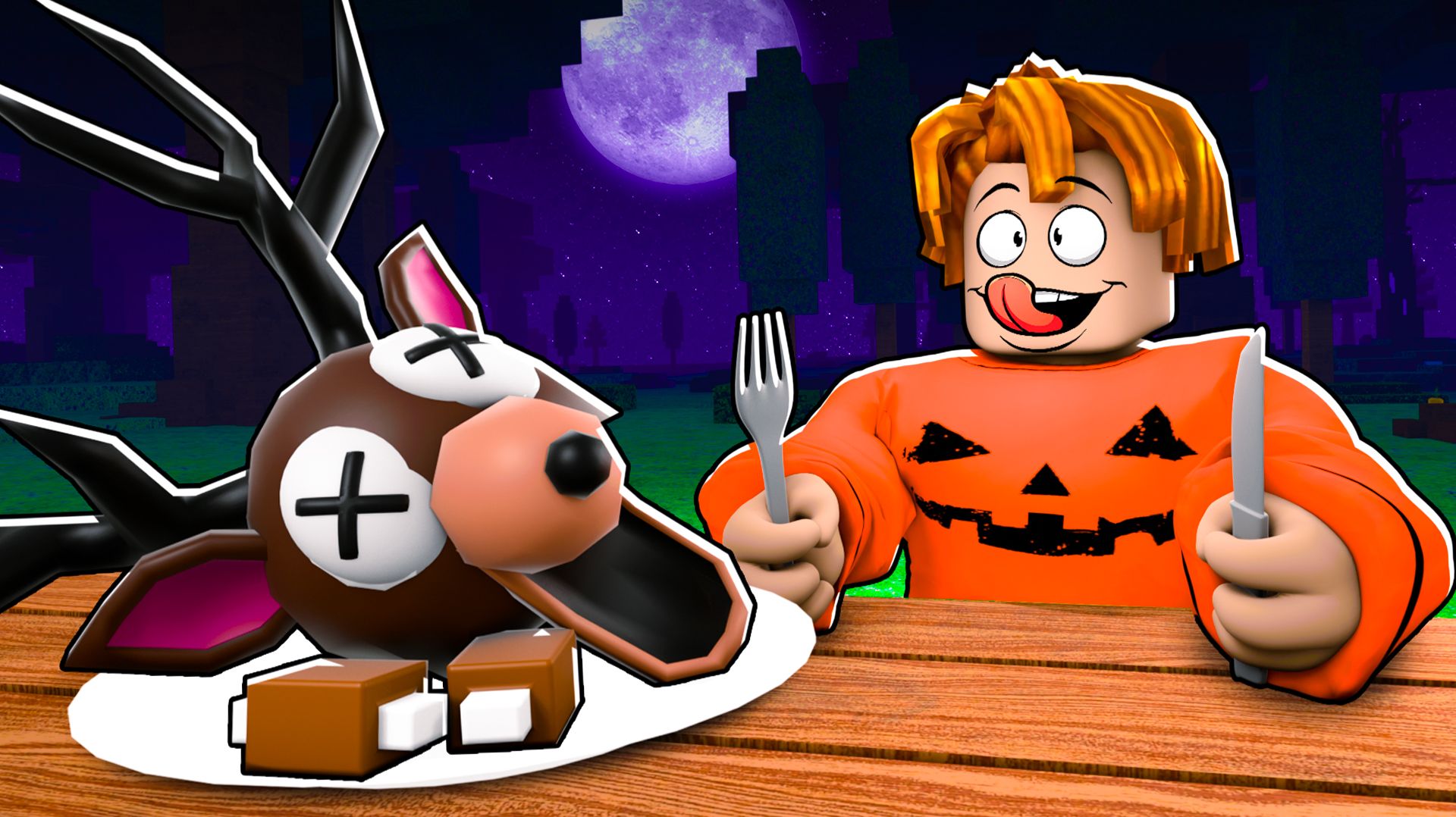 Я СЪЕЛ ЗЛОБНОГО ОЛЕНЯ За 99 НОЧЕЙ! 😱 99 Nights in the Forest в Роблокс