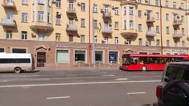 Казань. Поездка на троллейбусе МАЗ-303Т22 № 2028, маршрут 3