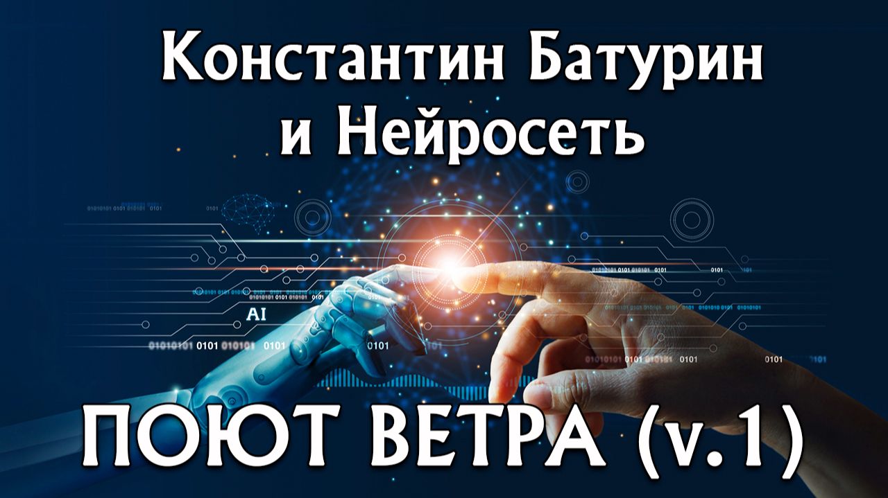 ПОЮТ ВЕТРА (v.1) - Константин Батурин и Нейросеть