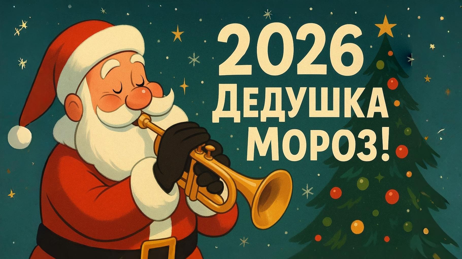 Добрый ДЕДУШКА МОРОЗ! Детские новогодние песенки 2026!