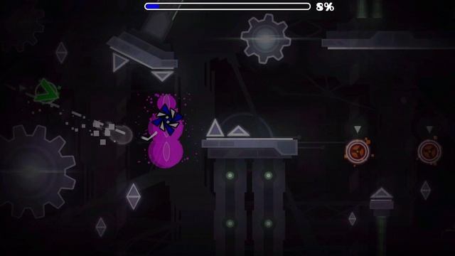 взгляд на уровень the router by vilms | geometry dash