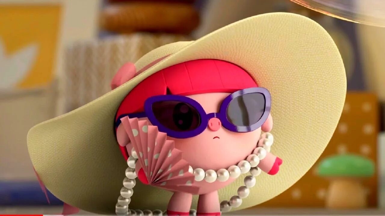 Малышарики Нюша и гардероб- игры для малышей -мультик для детей-развевающий