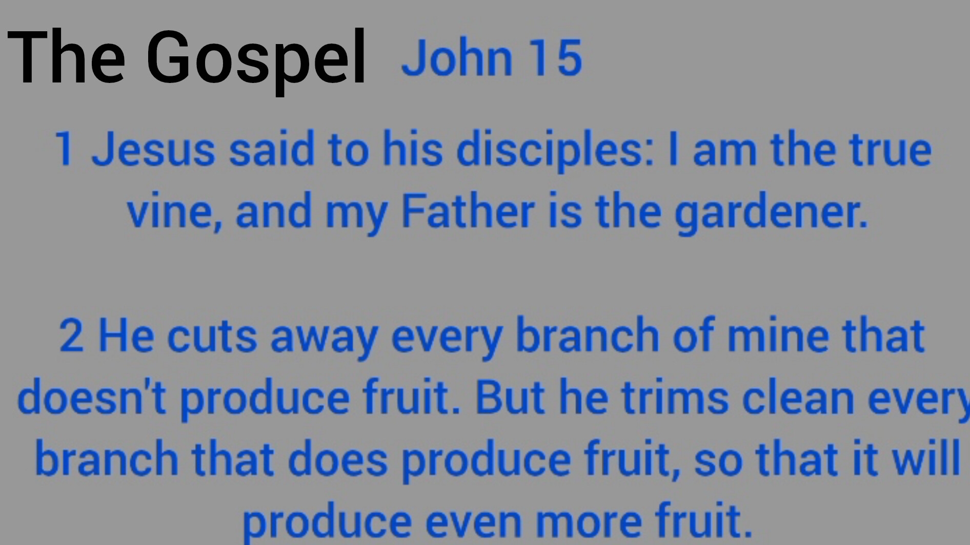 The Gospel _ John 15 - Contemporary English Version (Anglicised) 2012. Audiobook.