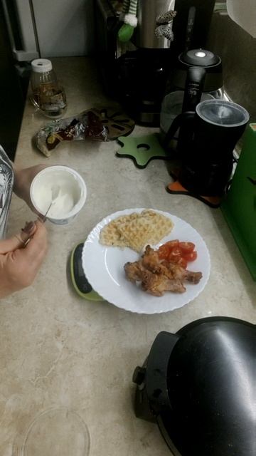 пп Вафли яблочные с медом