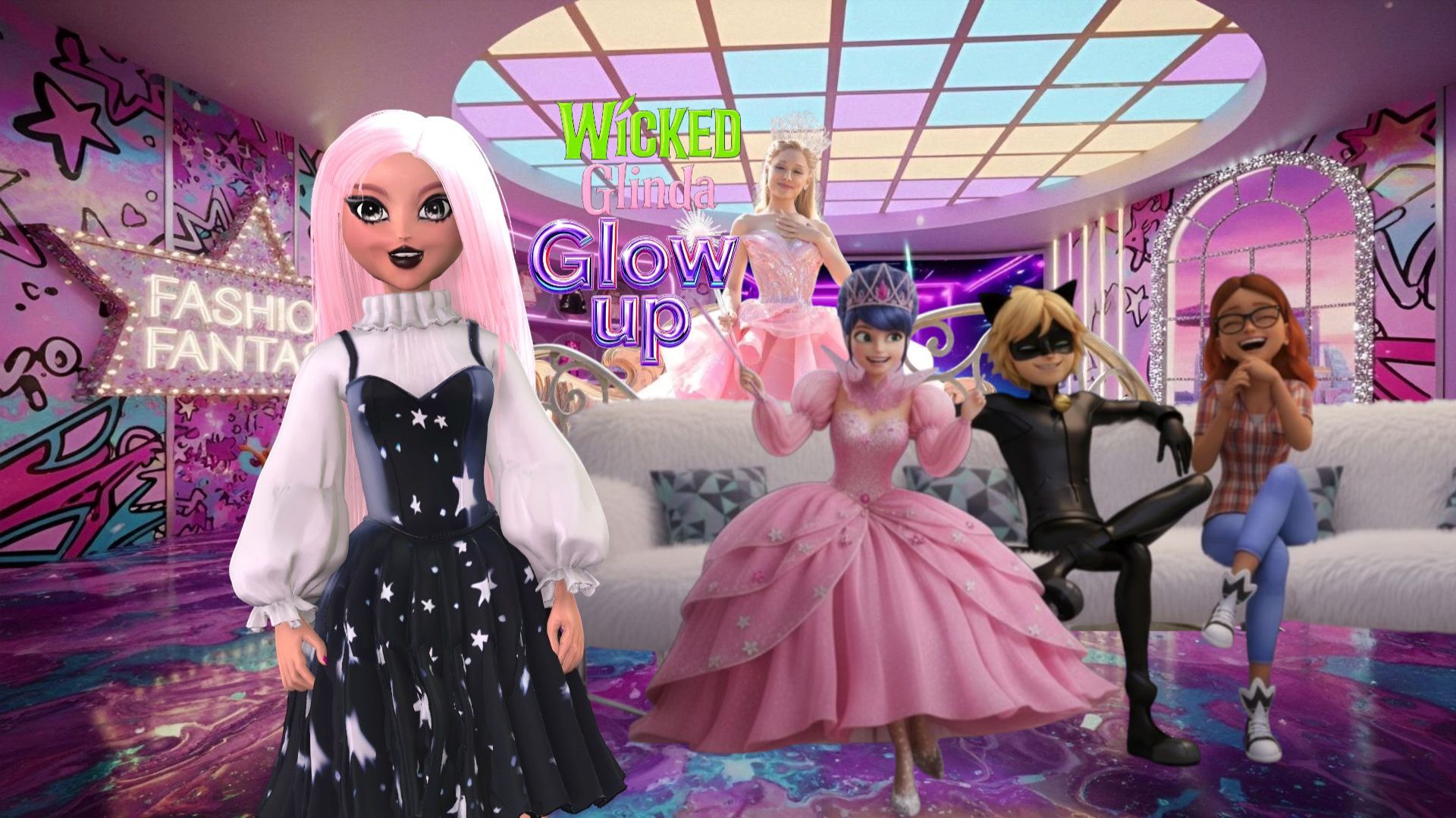 Леди Баг в стиле Глинды! 💖 Полное преображение из Маринетт в Добрую Ведьму! ✨