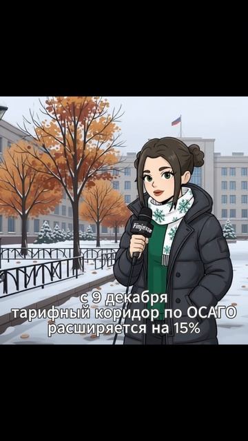 Расширение тарифного коридора ОСАГО c 09.12.25
