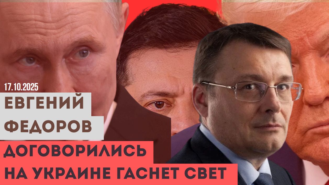 Евгений Федоров: Путин и Трамп договорились. Зеленский в США. Украина без света.